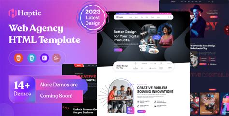 haptic website templates themeforest