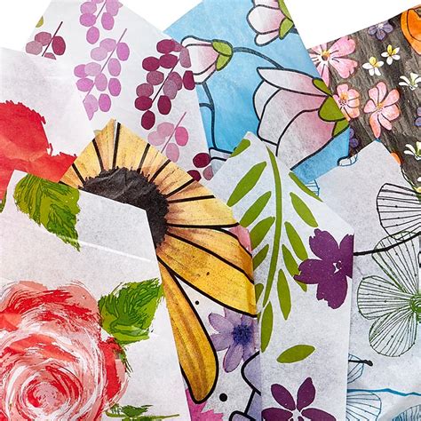 Floral Printed Tissue Paper