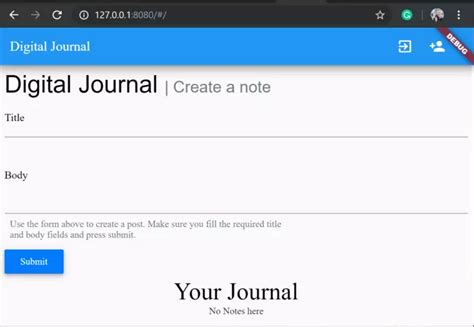 Flutter Journal App Full Project With Chingu Max Weber Developer