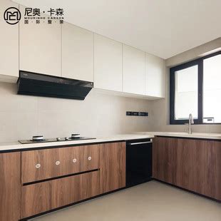 全屋定 制鲁丽欧松板 厨柜灶台柜橱柜一体 实木原木橱柜定 制 阿里巴巴