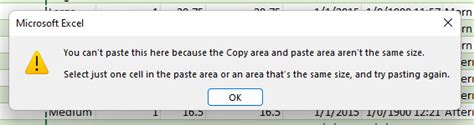 5 Easy Ways For Excel “you Cant Paste This Here Because The Copy Area