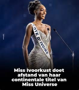 Olivia Yacé Trekt Zich Terug Als Miss Universe Afrika En Oceanië