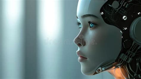 Sentient Being Concept Depicted In An Artificial Intelligence Portrait