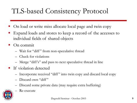 Ppt Thread Level Speculation As A Memory Consistency Protocol For Software Dsm Powerpoint