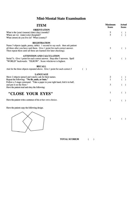 Slums Test Printable