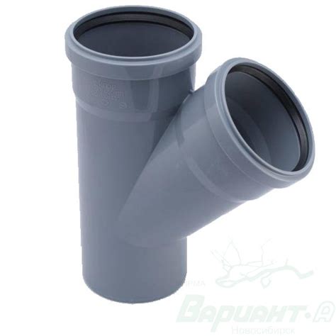Тройник 110*110/45° для внутренней канализации - Внутренняя канализация ...