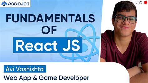 Fundamentals Of React Js Youtube
