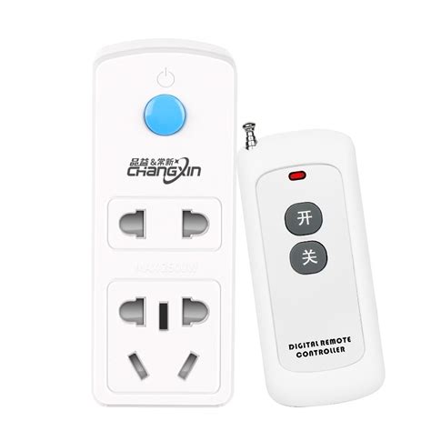 Remote Control Switch Socket Wireless Smart Home Lighting And Power Control