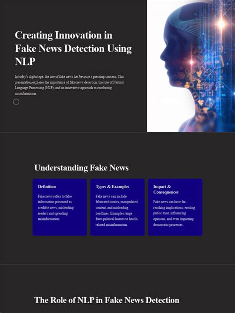 creating innovation in fake news detection using nlp pdf