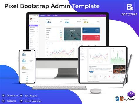 Elevate Your Web App With A Bootstrap Dashboard Template Pixel