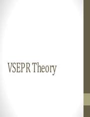 VSEPR THEORY Pdf VSEPR Theory VSEPR Theory Valence Shell Electron Pair Repulsion Theory
