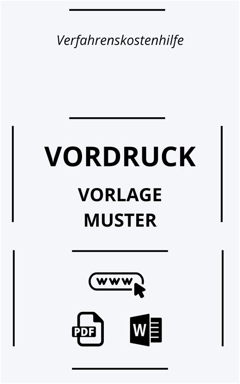 Verfahrenskostenhilfe Vordruck
