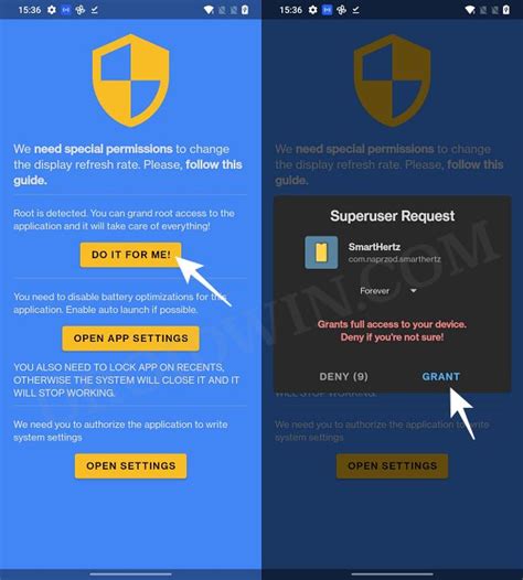 Change Refresh Rate For Individual Apps On Android DroidWin