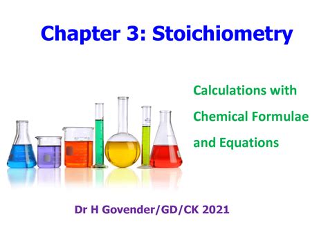 SOLUTION Stoichiometry Notes Studypool