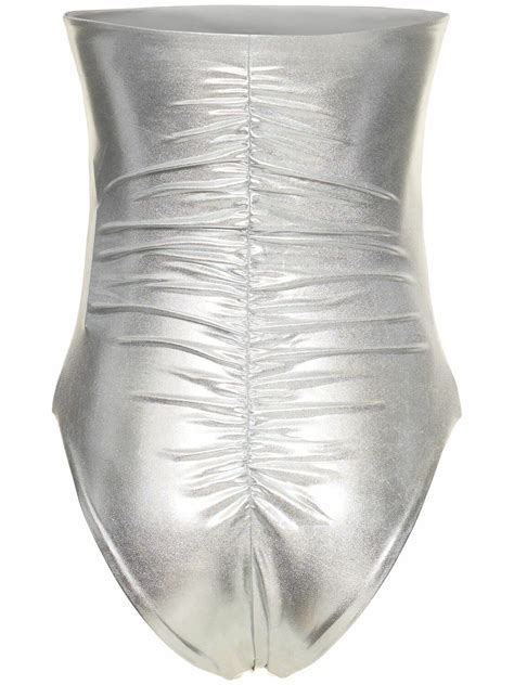 Weworewhat Ruched One Piece Swimsuit Weworewhat