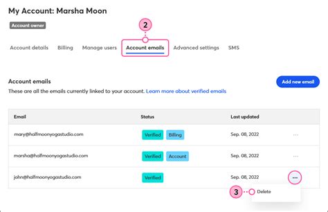 Remove A Verified Email Address From Your Account