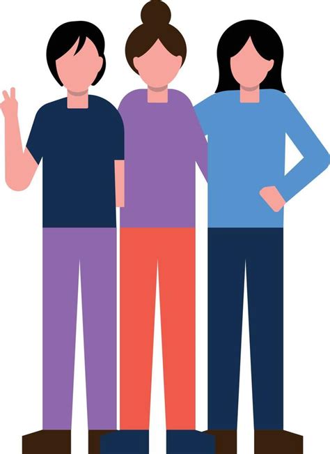 Girls Having Fun On Womens Day 11214403 Vector Art At Vecteezy