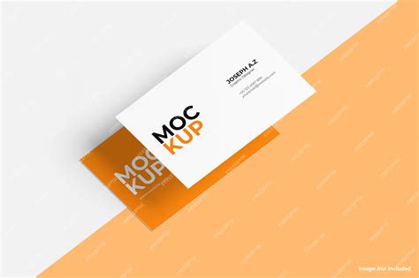 현대 미니멀리스트 조경 명함 모형 프리미엄 Psd 파일