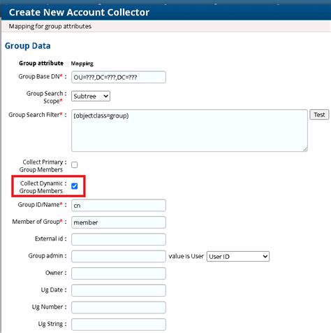 Ca Ldap Account Collector Test Connection Fails With Ldap Error