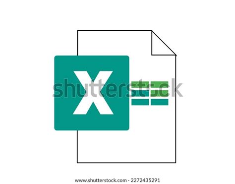 Excel Folder Symbol Computer Laptop Smartphone Stock Illustration