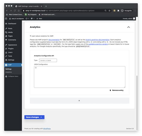 analytics amp for wordpress