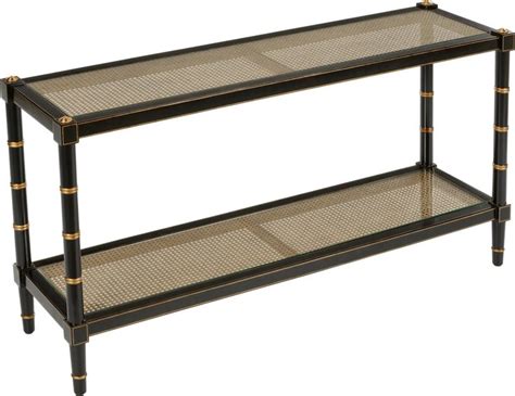 Conner Cane Console Finish Black Gold In 2025 Chelsea House Gold