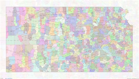 Kansas Zip Codes Map