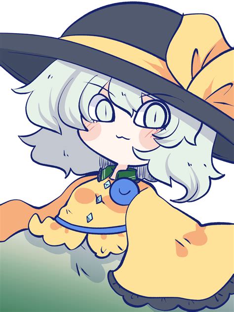 Chahan Fried Rice Komeiji Koishi Touhou Highres Girl Black Hat Blush Bow