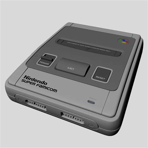 3d Nintendo Super Famicom Model