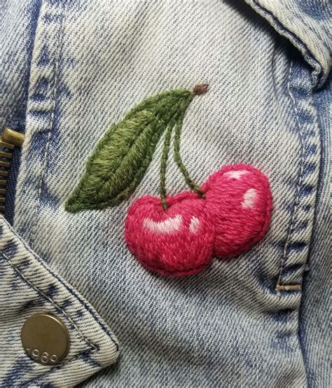 Embroider Sweet Cherries By Sophie Long Lovecrafts