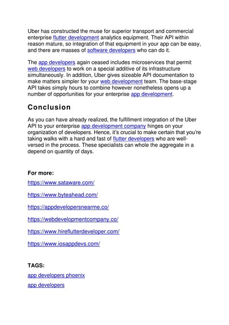 Ppt 6 Reasons For Considering Integrating Uber Api Powerpoint