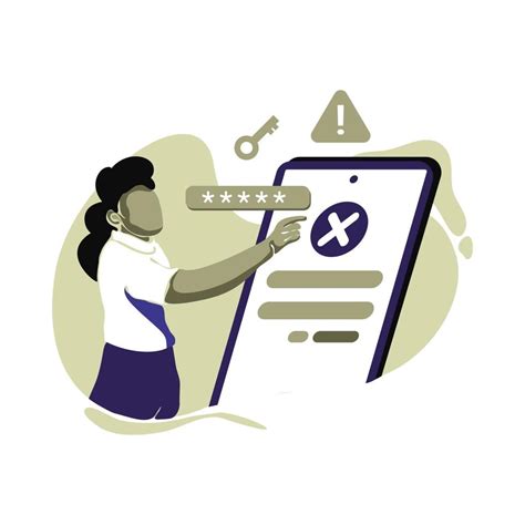 forgot password ui icon illustration vector for website mobile app