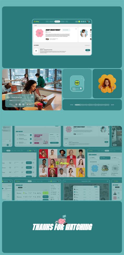 Brainy English School Brand Identity And Ui Ux Design Behance