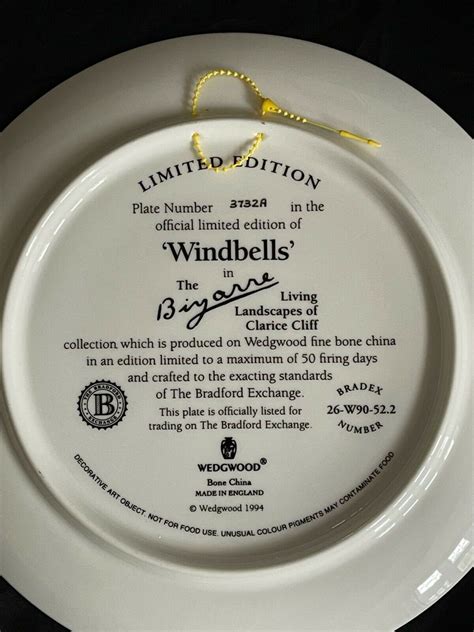 Clarice Cliff Bizarre Windbells Plate Etsy