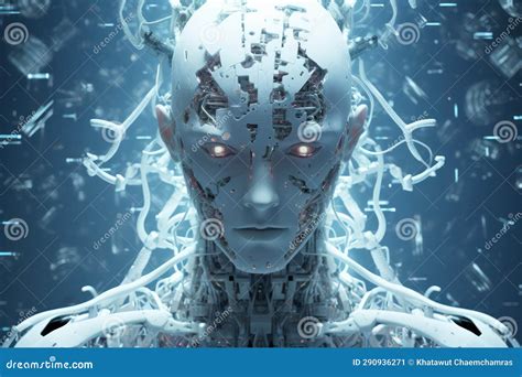 The Dawn Of Ai Futuristic Humanoid Robot A Glimpse Into The Next Frontier Of Artificial