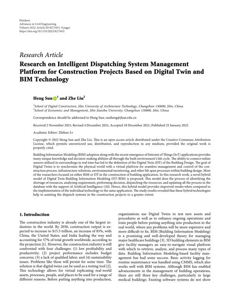 Pdf Research On Intelligent Dispatching System Management Platform