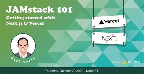 get started with next js and vercel free workshop 10 22 12pm et gmt 4 r jamstack dev