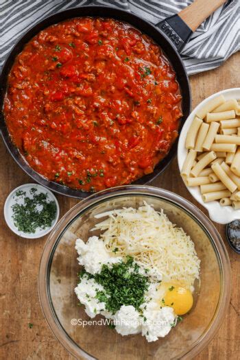Baked Ziti Spend With Pennies