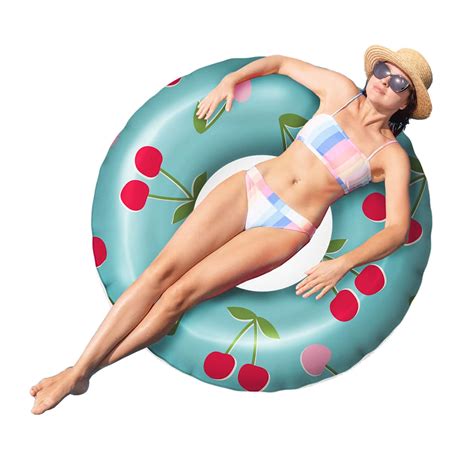 Summer Fun Pool Ring Cherry