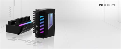 EZDIY FAB Shield Series 24pin Adapter Unlimited Mirror Design 24pin Power Connector 5V3pin