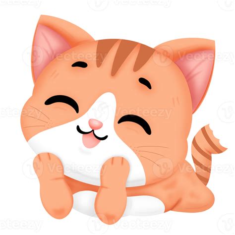 Smile Cartoon Cat 47395350 Png