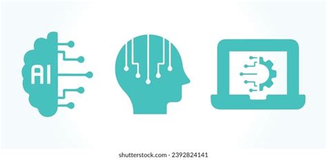 artificial intelligence machine learning neural net stock vector royalty free 2392824141