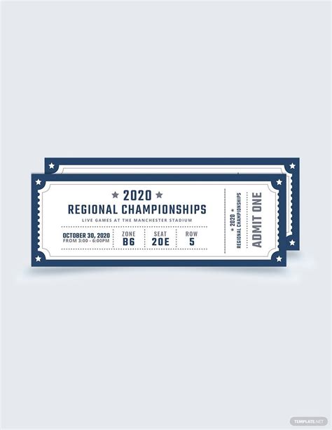 Editable Baseball Ticket Templates In Word To Download