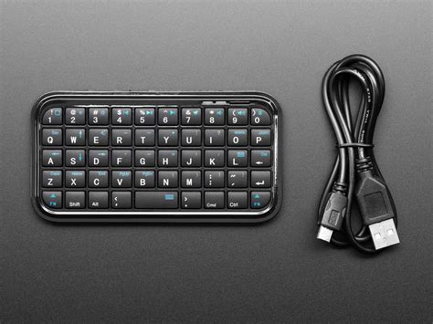 Mini Bluetooth Keyboard Black The Pi Hut
