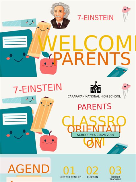 Back To School Classroom Orientation Education Presentation In Colorful