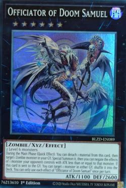 Officiator Of Doom Samuel Yu Gi Oh Tcg Ygo Cards