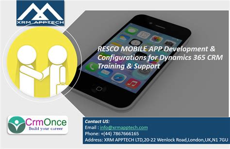 Resco Mobile Dynamics 365 CRM APP Development Training CRMONCE