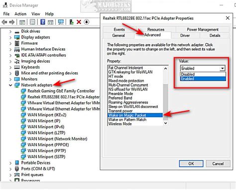 How To Enable Or Disable Wake On Lan In Windows 10 And 11 Majorgeeks
