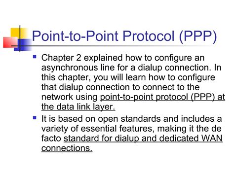 Point To Point Protocol Ppt