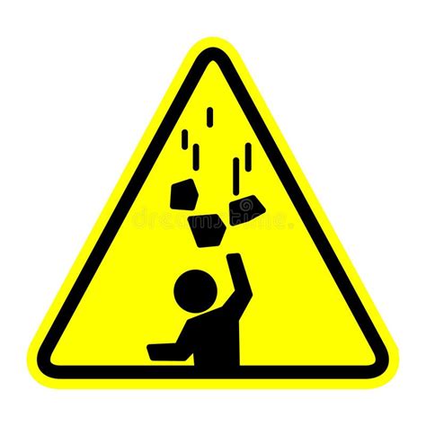 Falling Objects Icon Vector Illustration Stock Vector Illustration Of Danger Beware 119471750